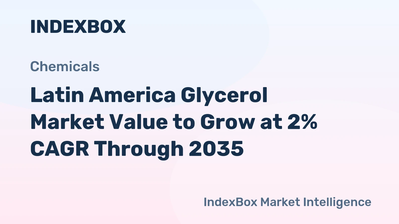 Latin America Glycerol Market Value to Grow at 2% CAGR Through 2035