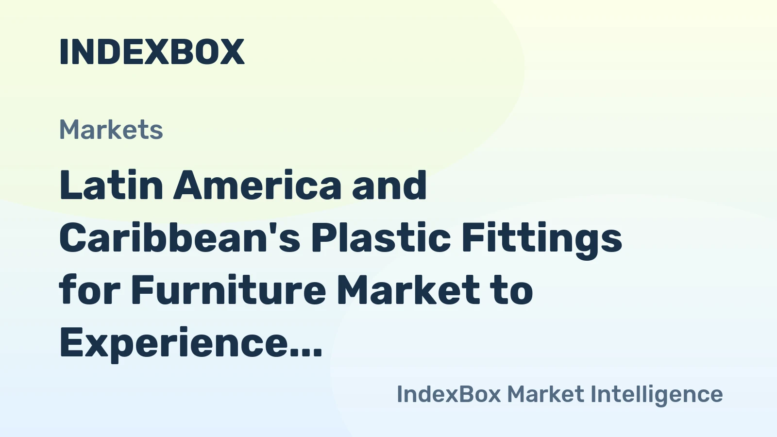 Latin America and Caribbean's Plastic Fittings for Furniture Market to Experience Steady Growth with CAGR of +3.0% from 2024 to 2035