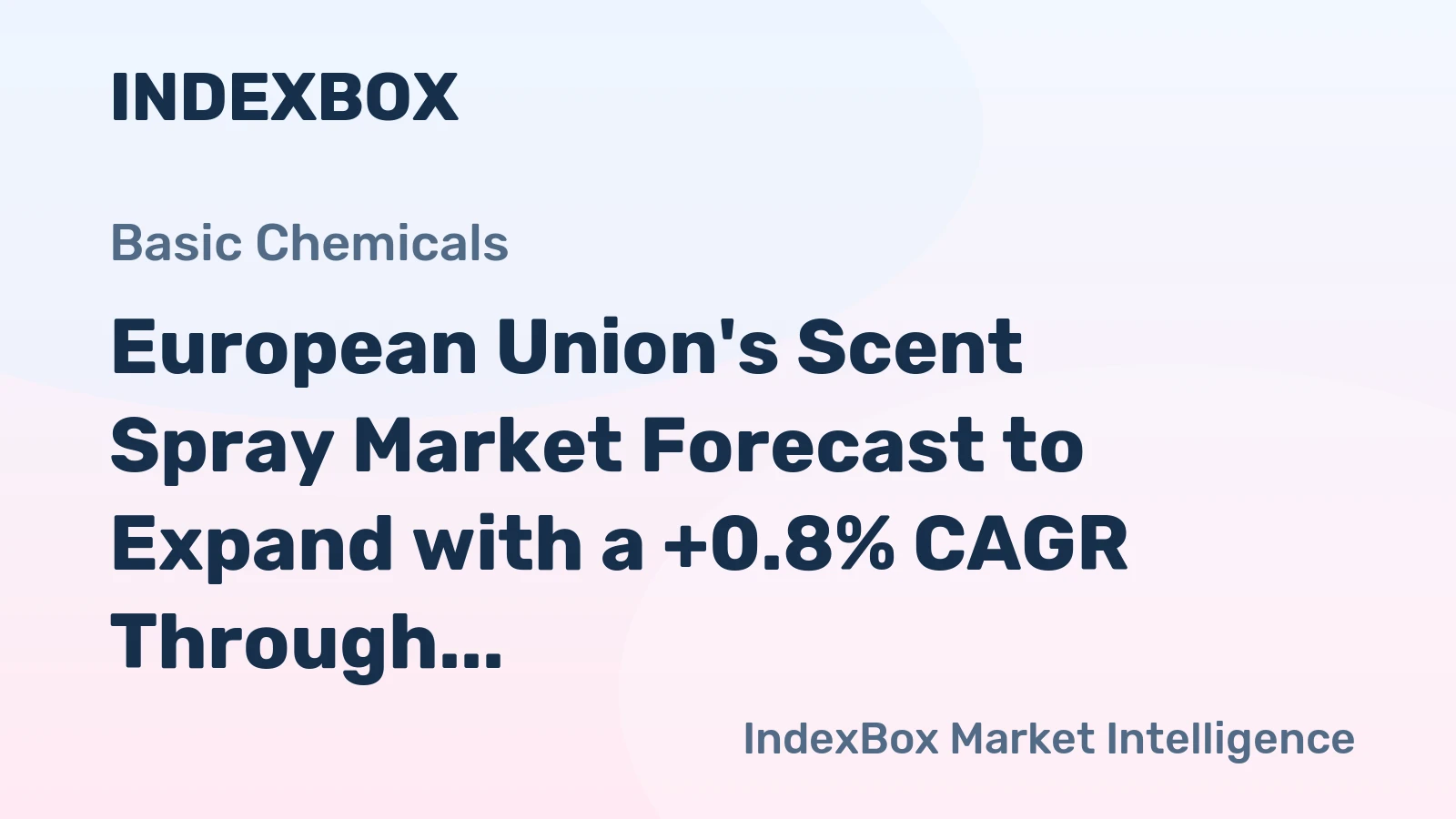 European Union's Scent Spray Market Forecast to Expand with a +0.8% CAGR Through 2035