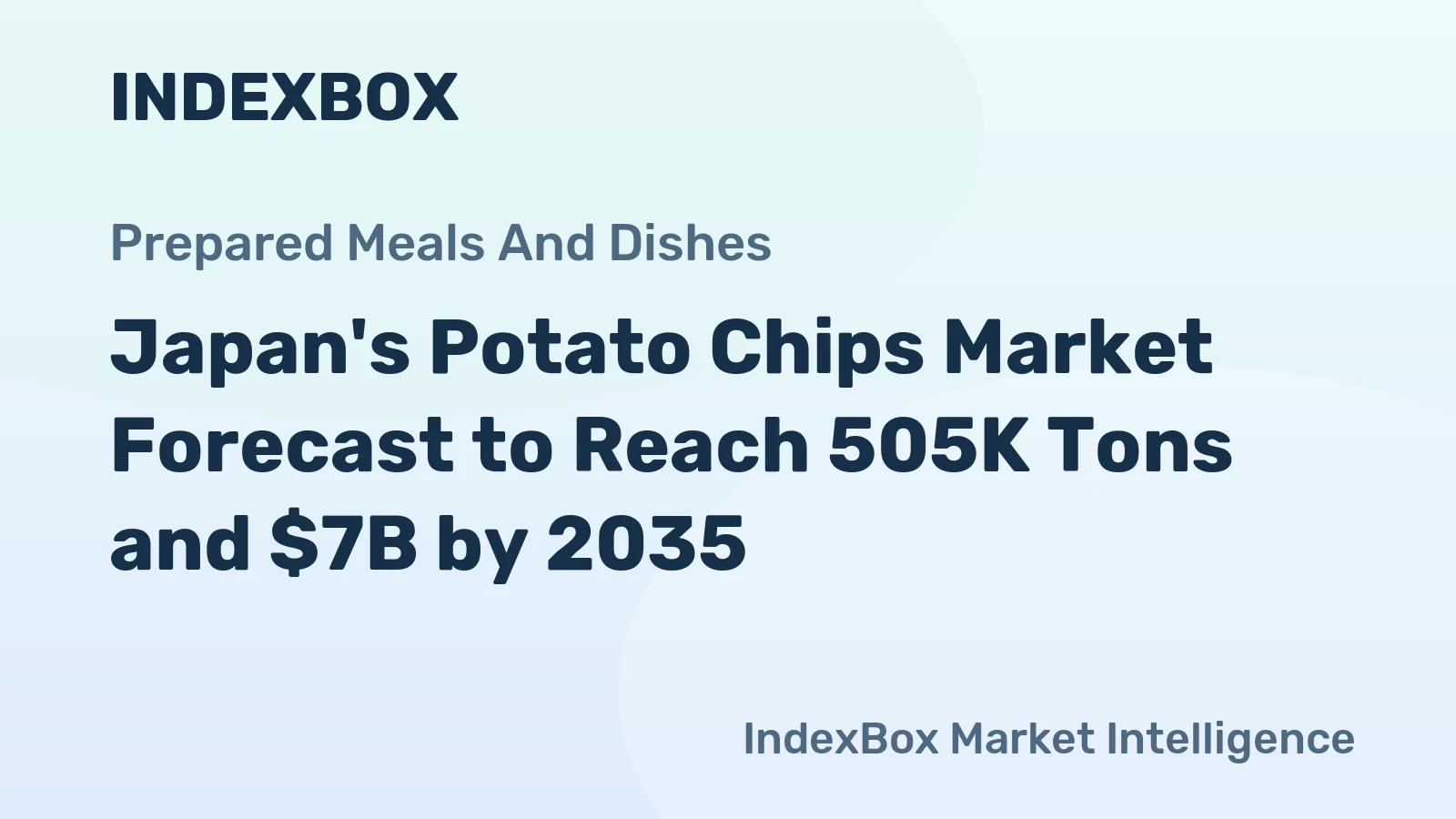 Japan's Potato Chips Market Forecast to Reach 505K Tons and $7B by 2035
