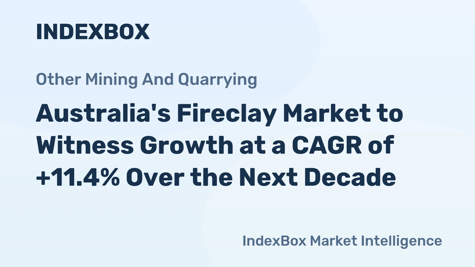 Australia's Fireclay Market to Witness Growth at a CAGR of +11.4% Over the Next Decade