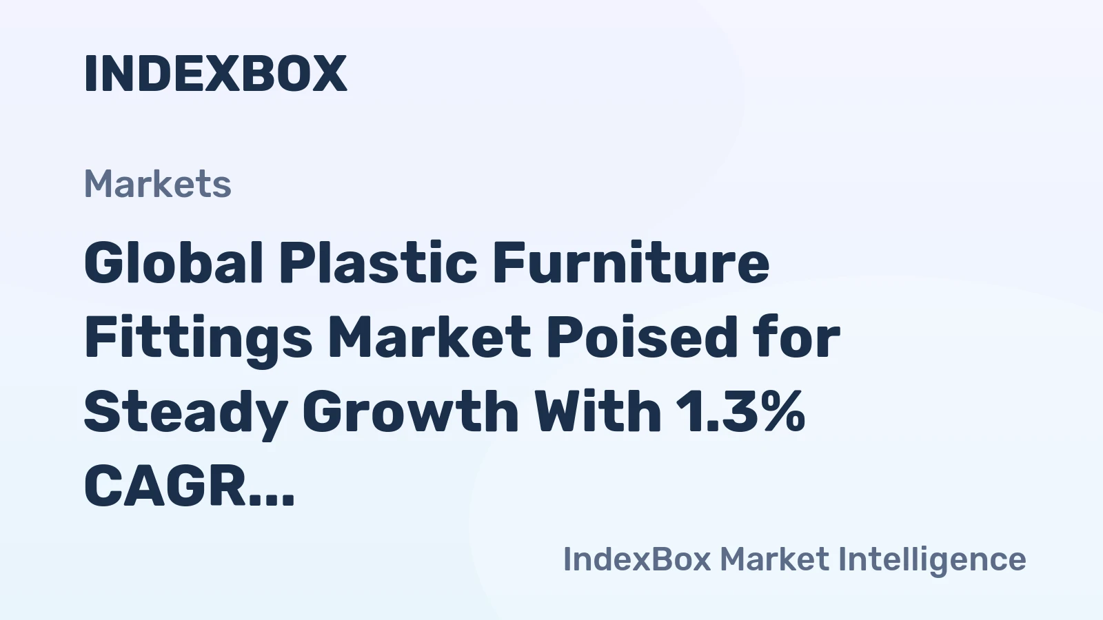 Global Plastic Furniture Fittings Market Poised for Steady Growth With 1.3% CAGR Through 2035