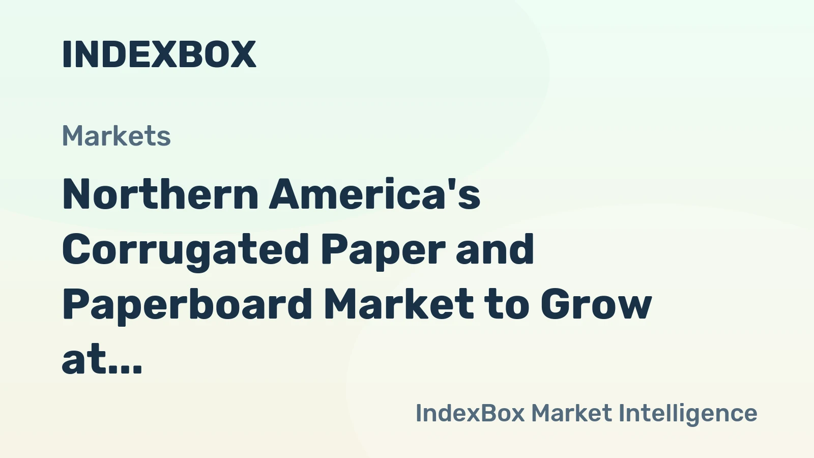 Northern America's Corrugated Paper and Paperboard Market to Grow at CAGR of +2.3% to Reach 22M Tons by 2035, Valued at $50.7B