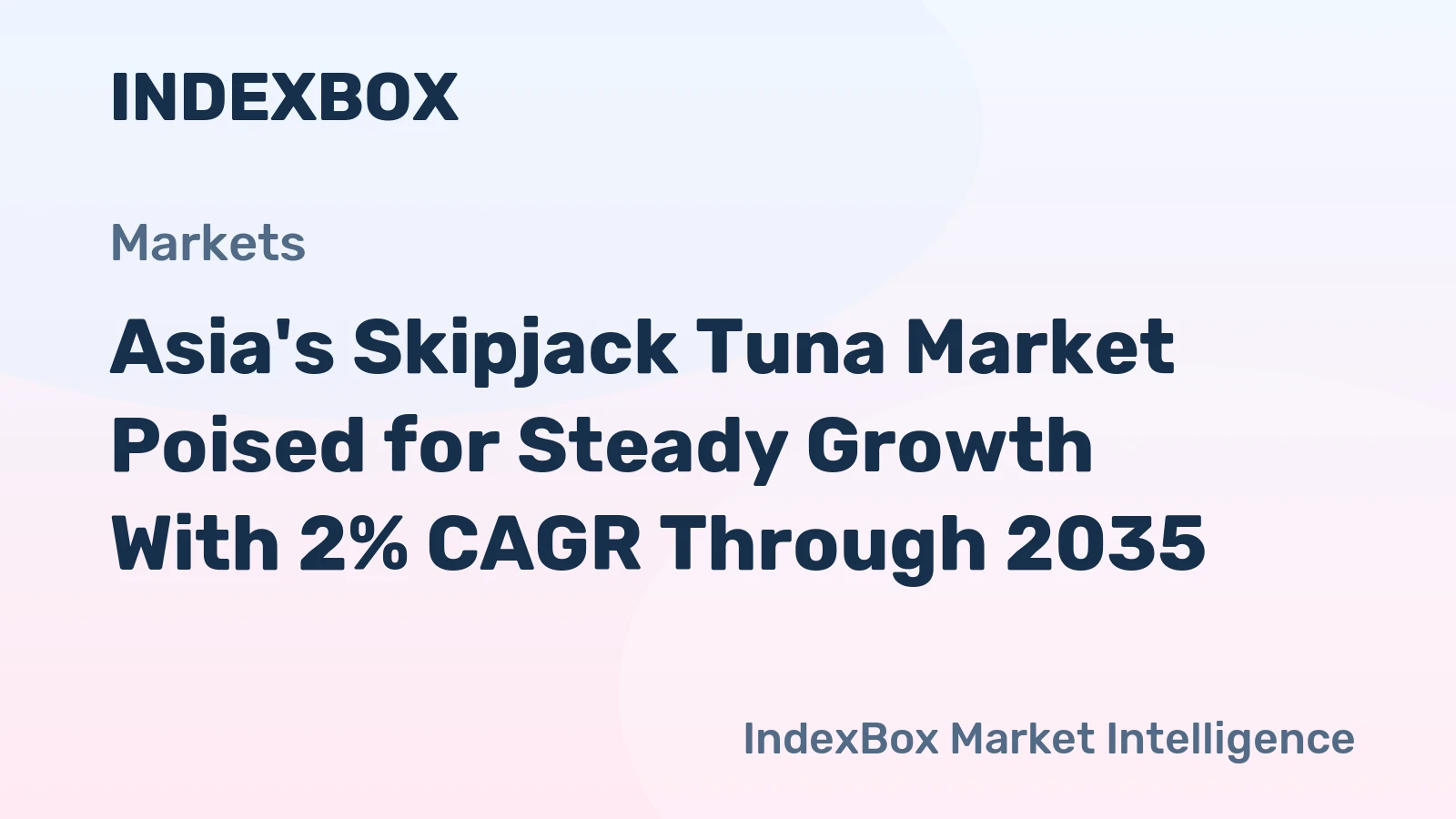 Asia's Skipjack Tuna Market Poised for Steady Growth With 2% CAGR Through 2035