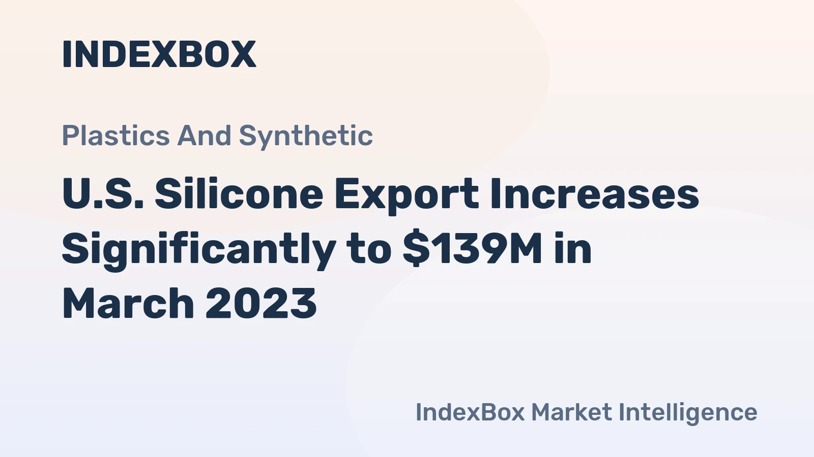 U.S. Silicone Export Increases Significantly to $139M in March 2023