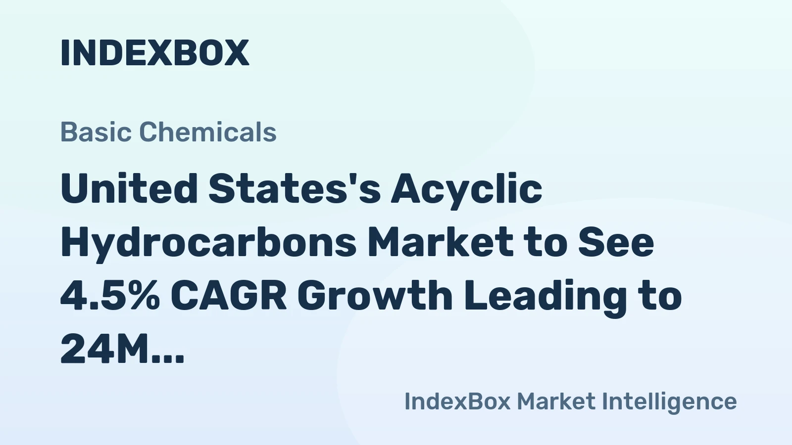 United States's Acyclic Hydrocarbons Market to See 4.5% CAGR Growth Leading to 24M Tons by 2035