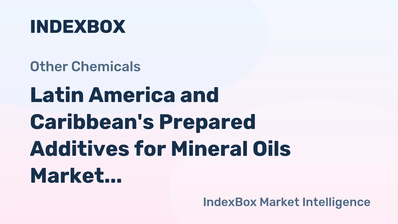 Latin America and Caribbean's Prepared Additives for Mineral Oils Market to Witness 1.8% CAGR Growth, Reaching $3.8B by 2035