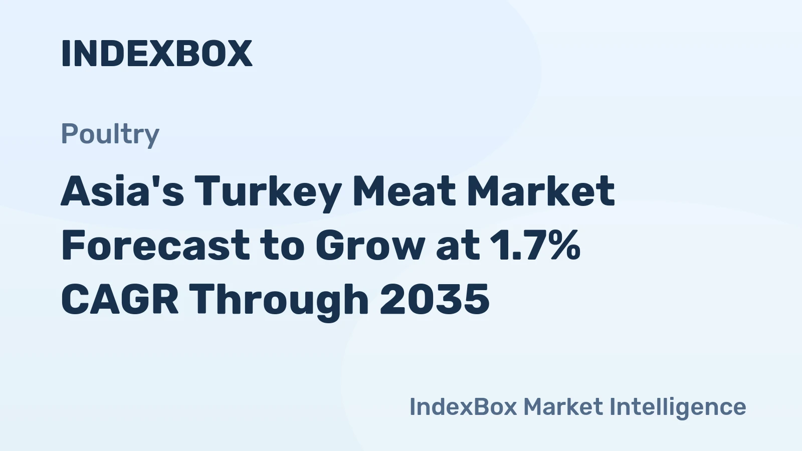 Asia's Turkey Meat Market Forecast to Grow at 1.7% CAGR Through 2035