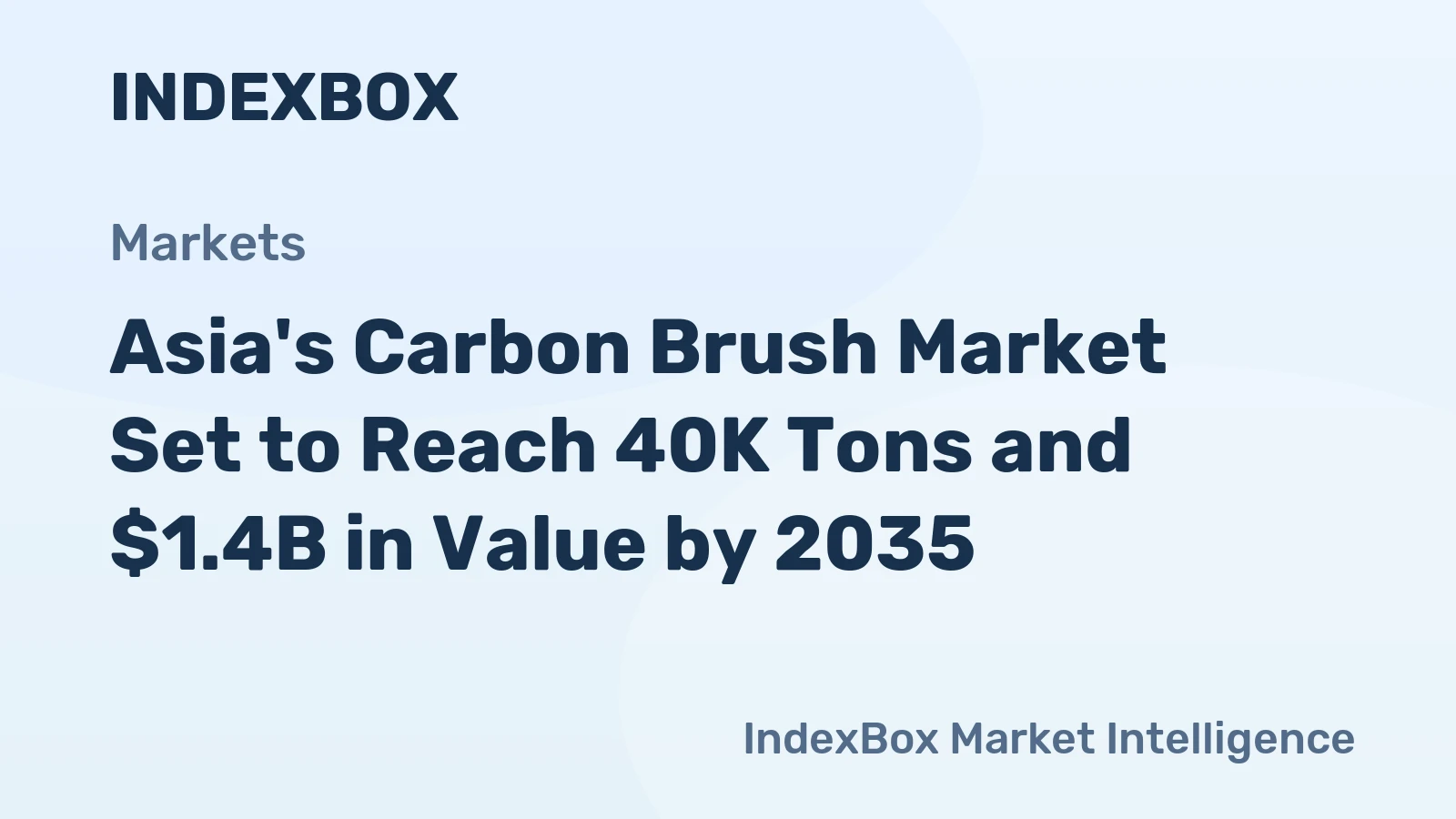 Asia's Carbon Brush Market Set to Reach 40K Tons and $1.4B in Value by 2035