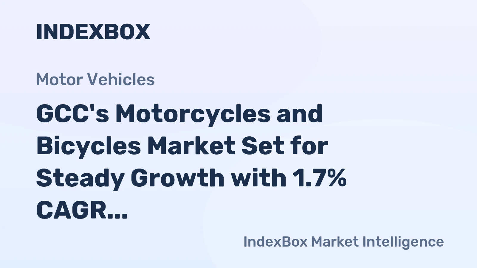 GCC's Motorcycles and Bicycles Market Set for Steady Growth with 1.7% CAGR Through 2035
