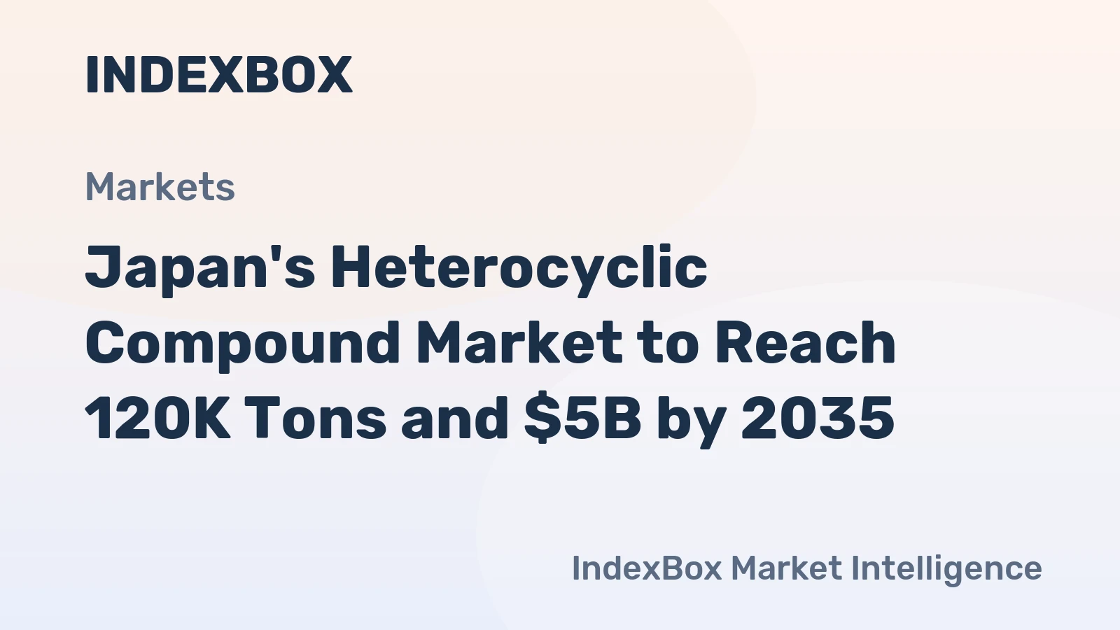 Japan's Heterocyclic Compound Market to Reach 120K Tons and $5B by 2035