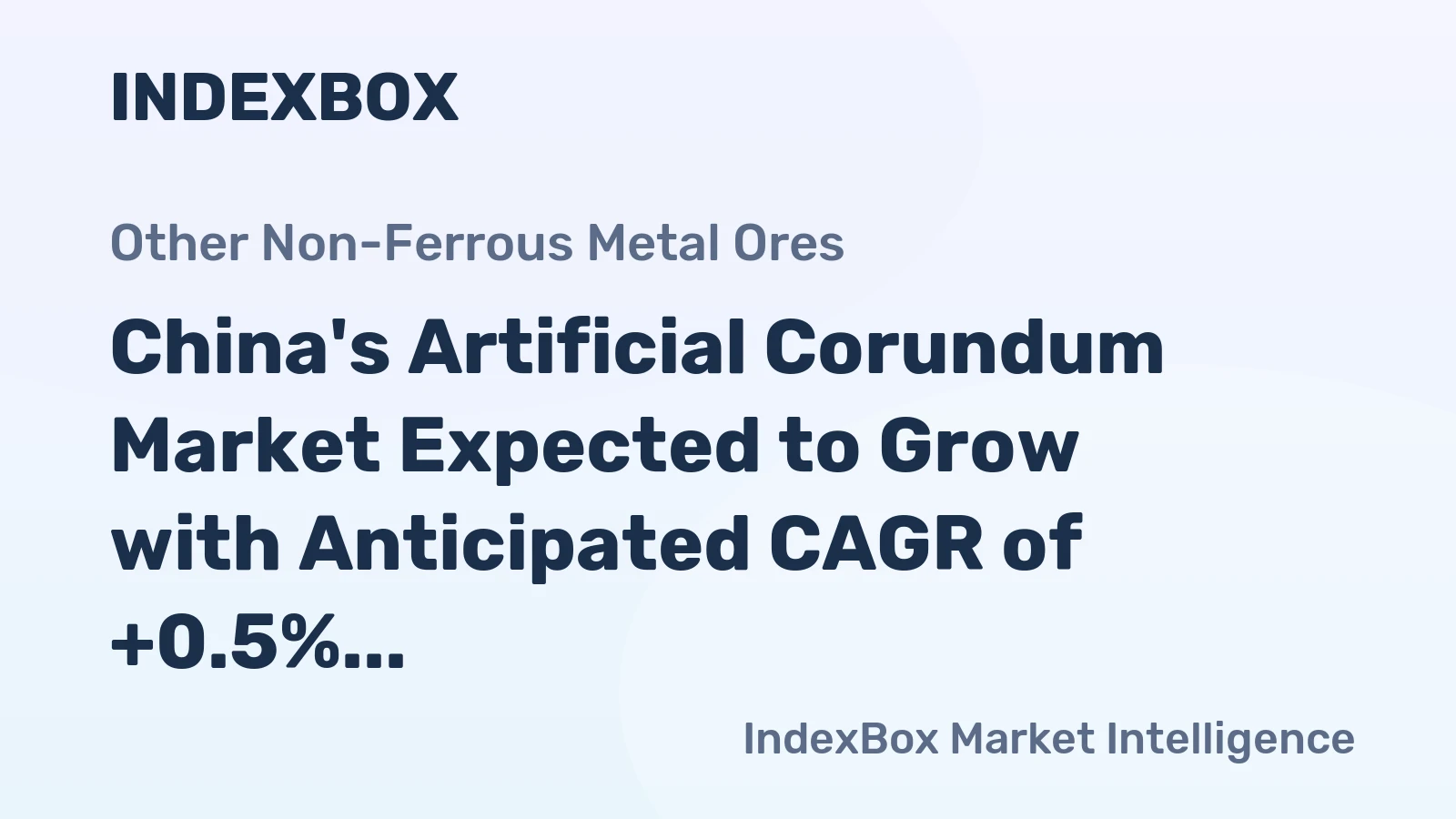 China's Artificial Corundum Market Expected to Grow with Anticipated CAGR of +0.5% from 2024 to 2035