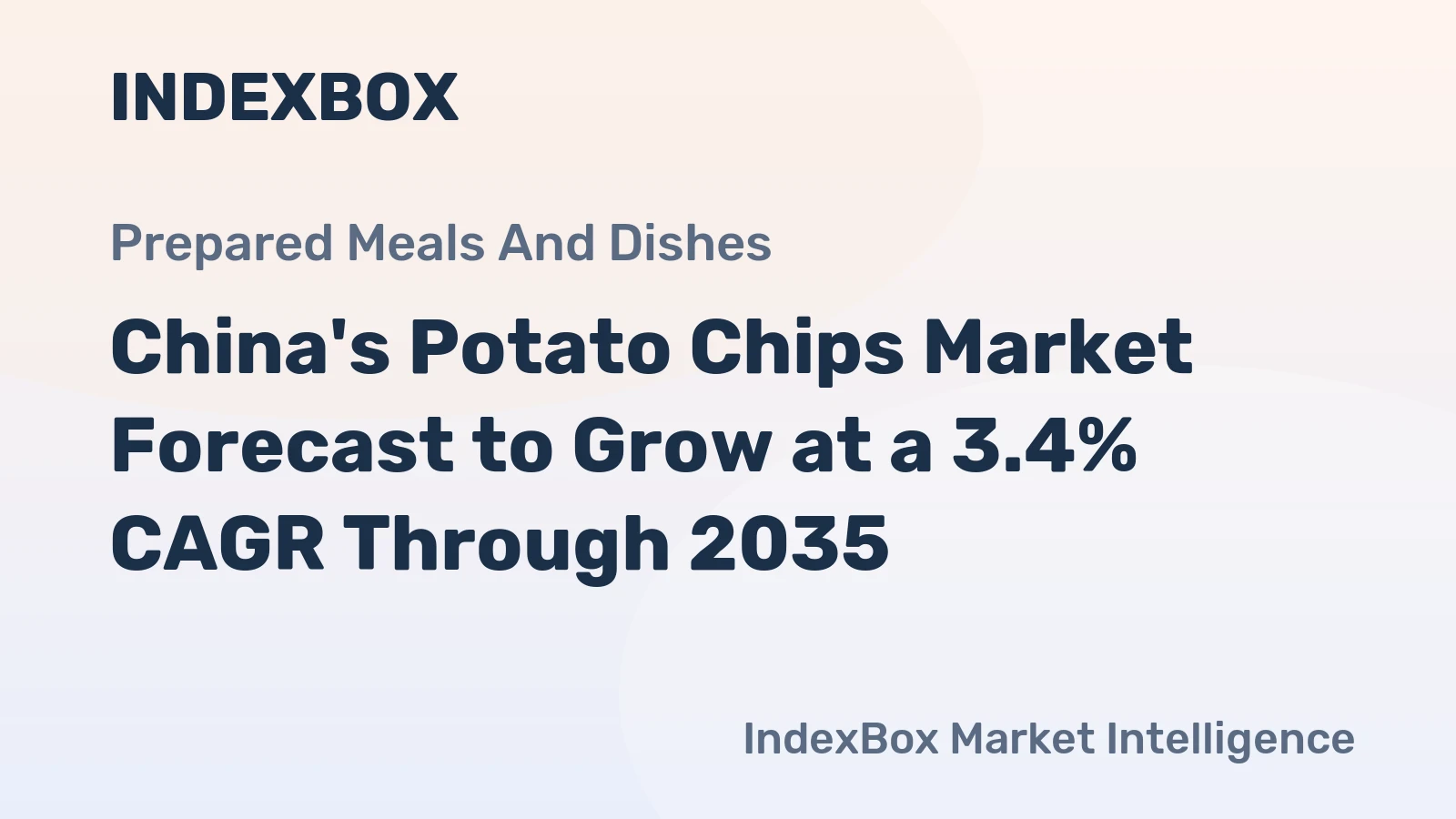 China's Potato Chips Market Forecast to Grow at a 3.4% CAGR Through 2035