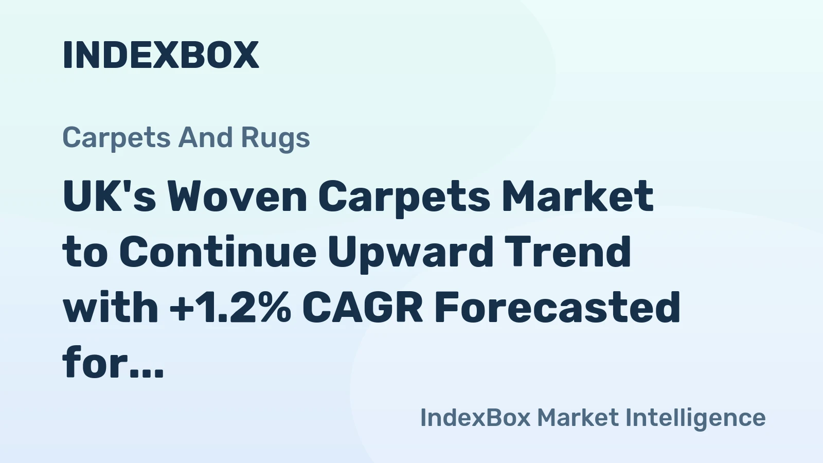 UK's Woven Carpets Market to Continue Upward Trend with +1.2% CAGR Forecasted for 2024-2035