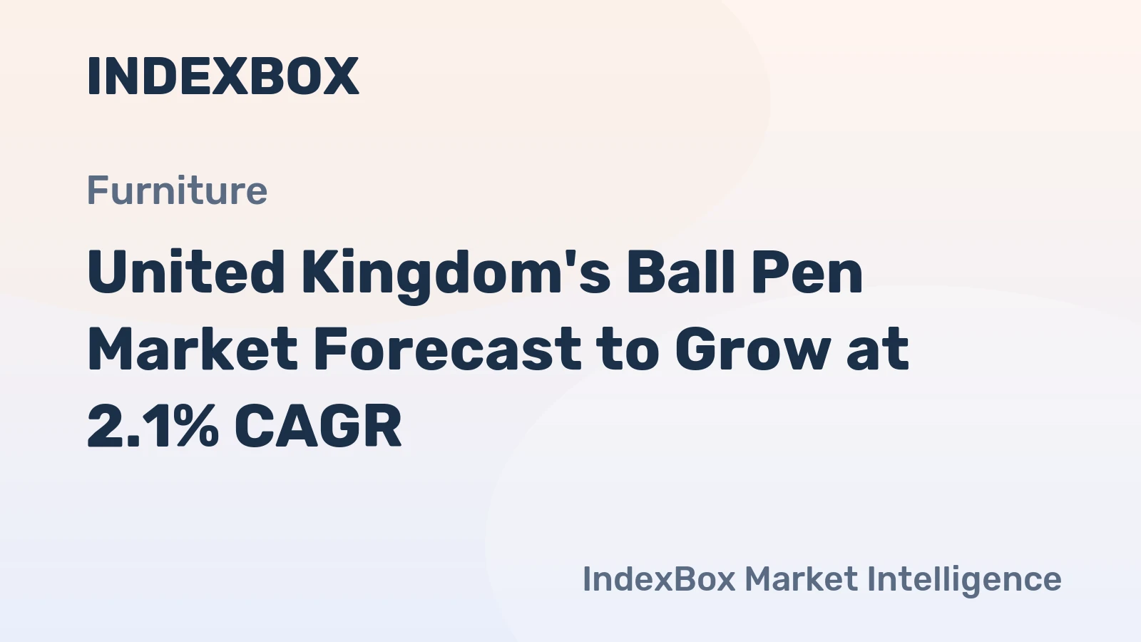 United Kingdom's Ball Pen Market Forecast to Grow at 2.1% CAGR