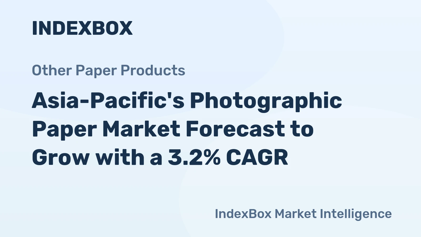 Asia-Pacific's Photographic Paper Market Forecast to Grow with a 3.2% CAGR