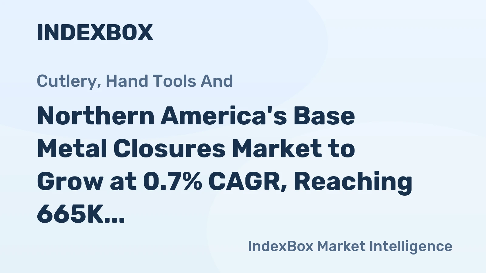 Northern America's Base Metal Closures Market to Grow at 0.7% CAGR, Reaching 665K Tons by 2035