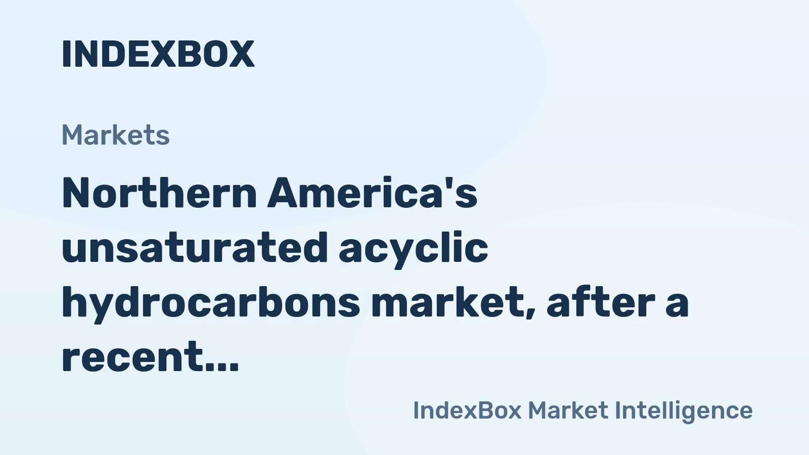 Northern America's unsaturated acyclic hydrocarbons market, after a recent dip, is forecast to grow to 720K tons in volume and $1B in value by 2035.