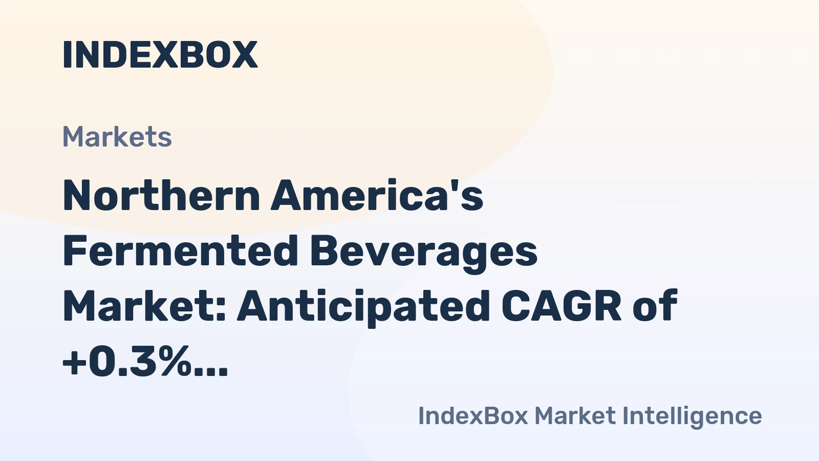 Northern America's Fermented Beverages Market: Anticipated CAGR of +0.3% to Reach $3.6B by 2035
