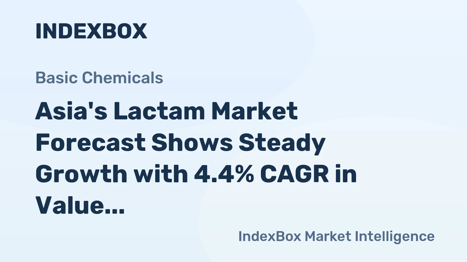 Asia's Lactam Market Forecast Shows Steady Growth with 4.4% CAGR in Value Terms