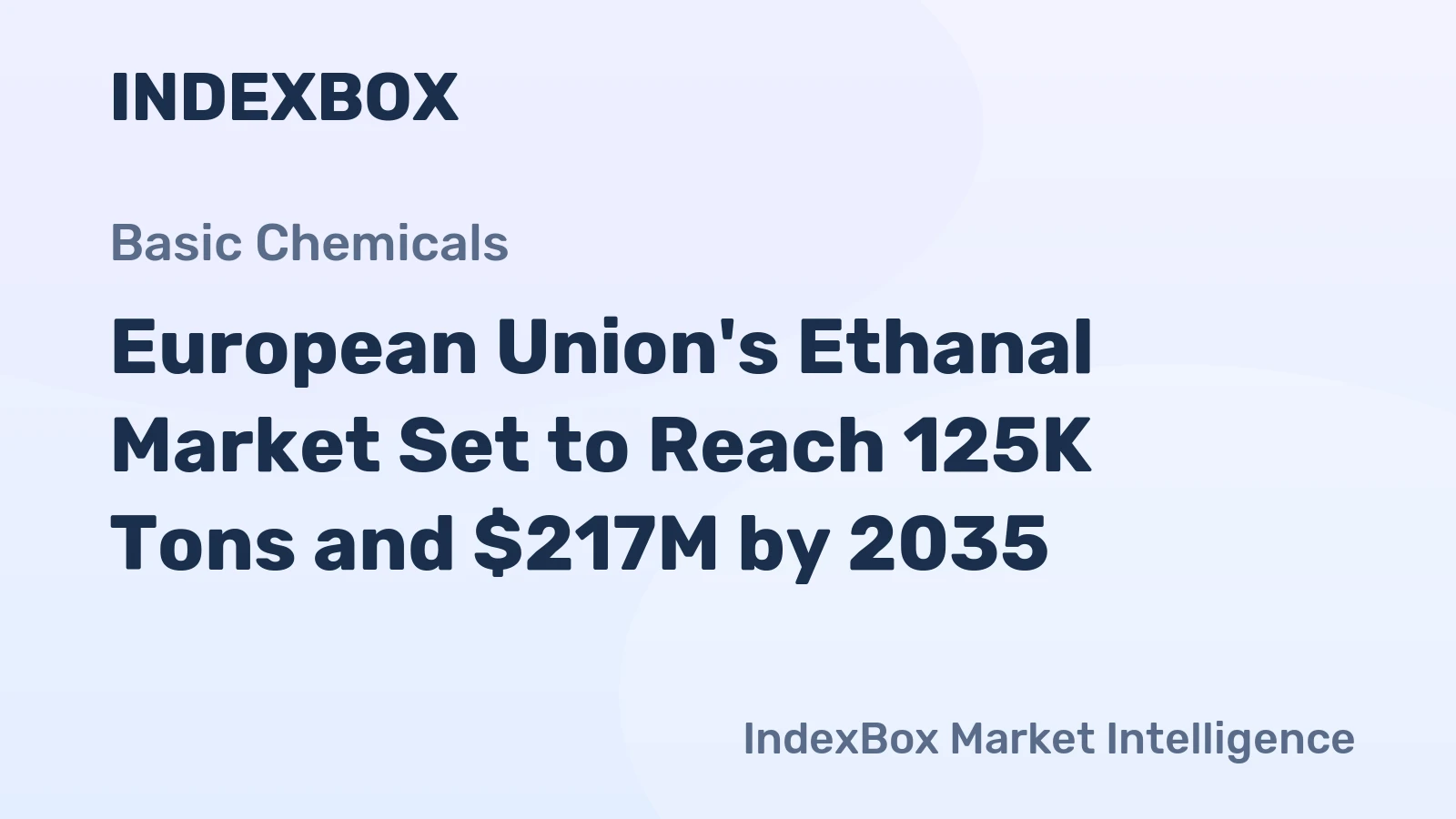 European Union's Ethanal Market Set to Reach 125K Tons and $217M by 2035
