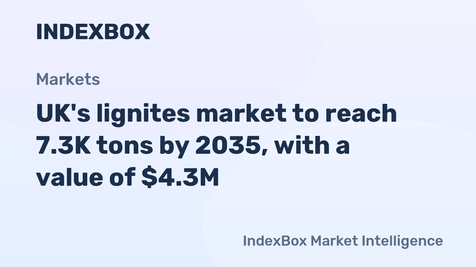 UK's lignites market to reach 7.3K tons by 2035, with a value of $4.3M