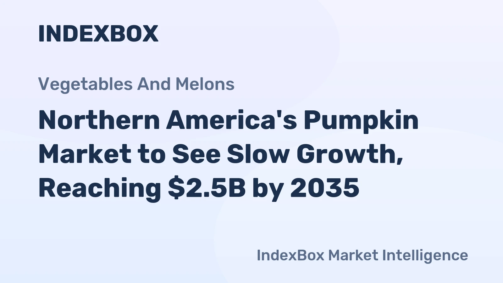 Northern America's Pumpkin Market to See Slow Growth, Reaching $2.5B by 2035