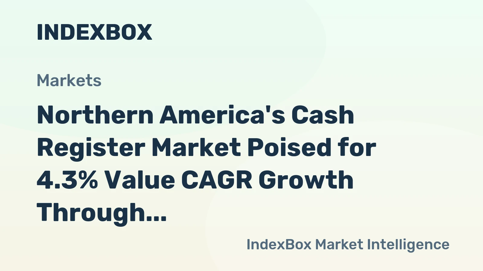 Northern America's Cash Register Market Poised for 4.3% Value CAGR Growth Through 2035