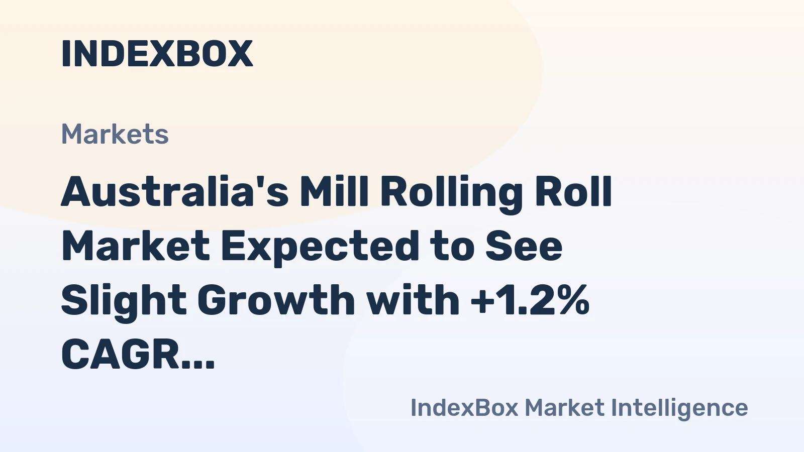 Australia's Mill Rolling Roll Market Expected to See Slight Growth with +1.2% CAGR, Reaching $12M by 2035