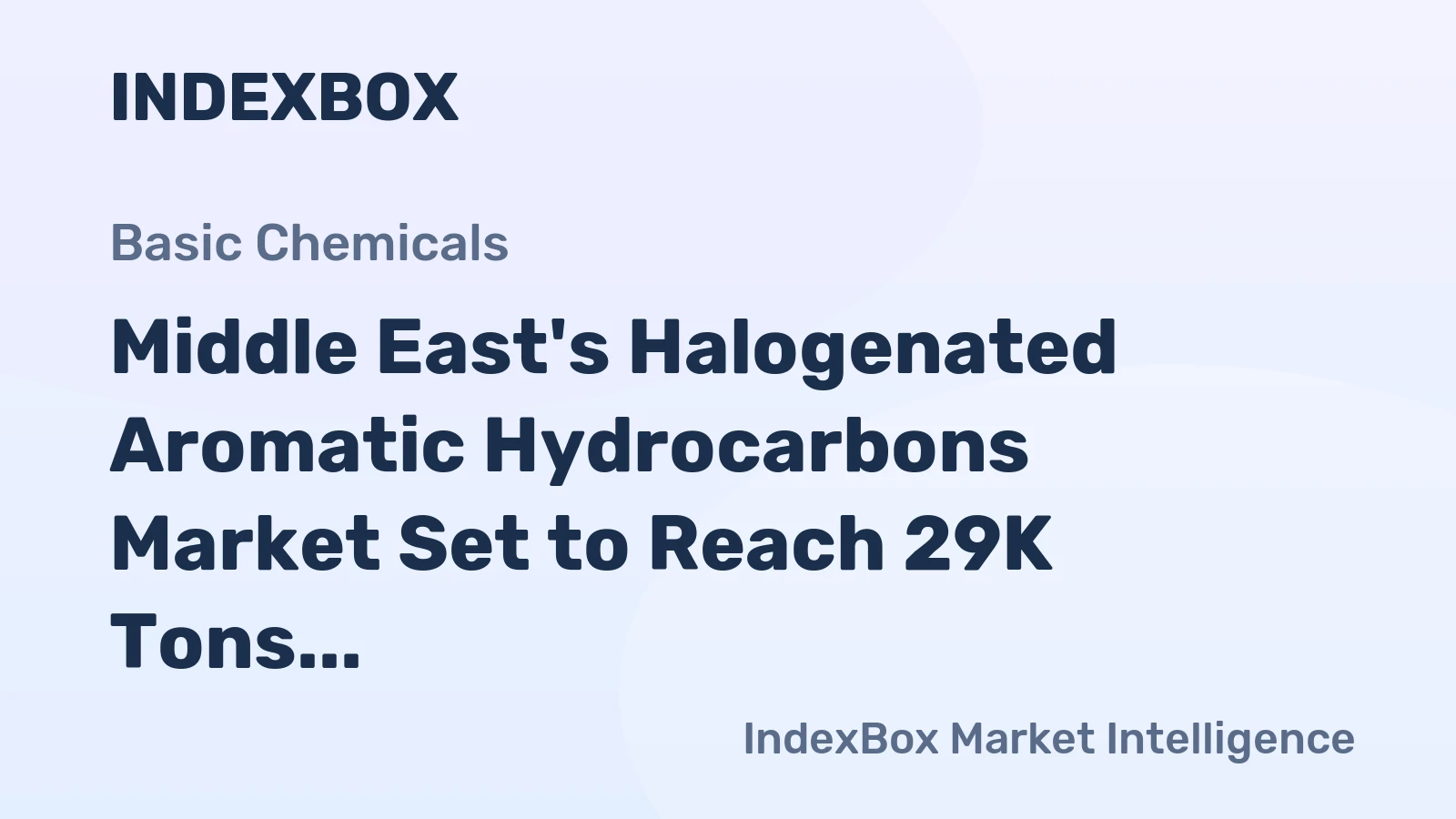 Middle East's Halogenated Aromatic Hydrocarbons Market Set to Reach 29K Tons and $221M by 2035