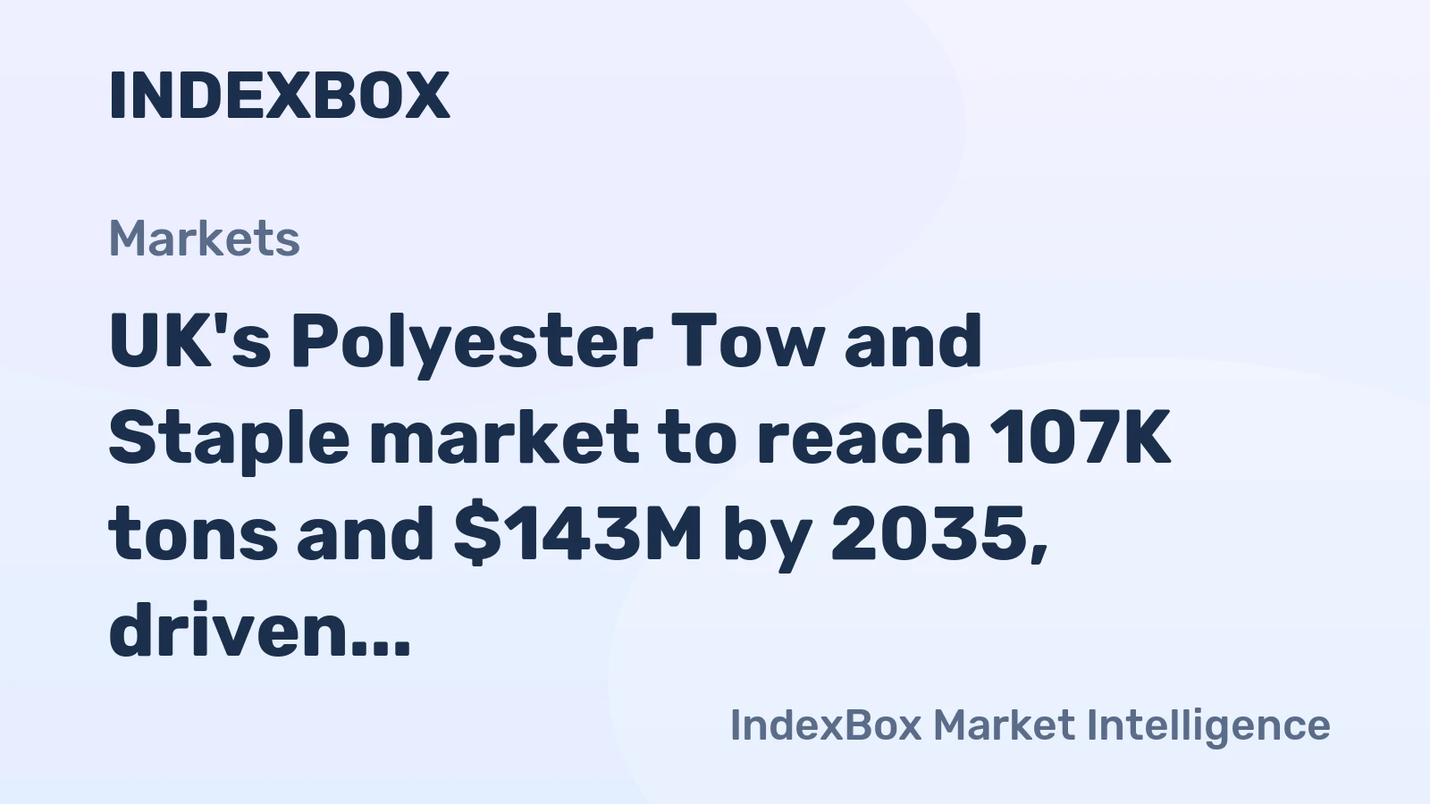 UK's Polyester Tow and Staple market to reach 107K tons and $143M by 2035, driven by steady demand growth.