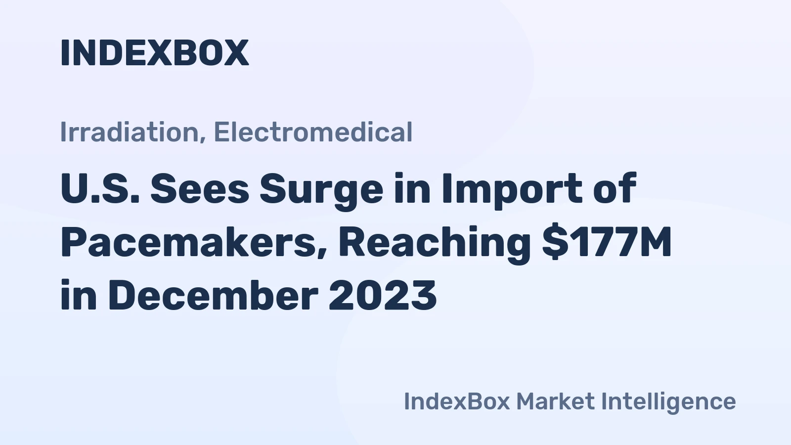 U.S. Sees Surge in Import of Pacemakers, Reaching $177M in December 2023