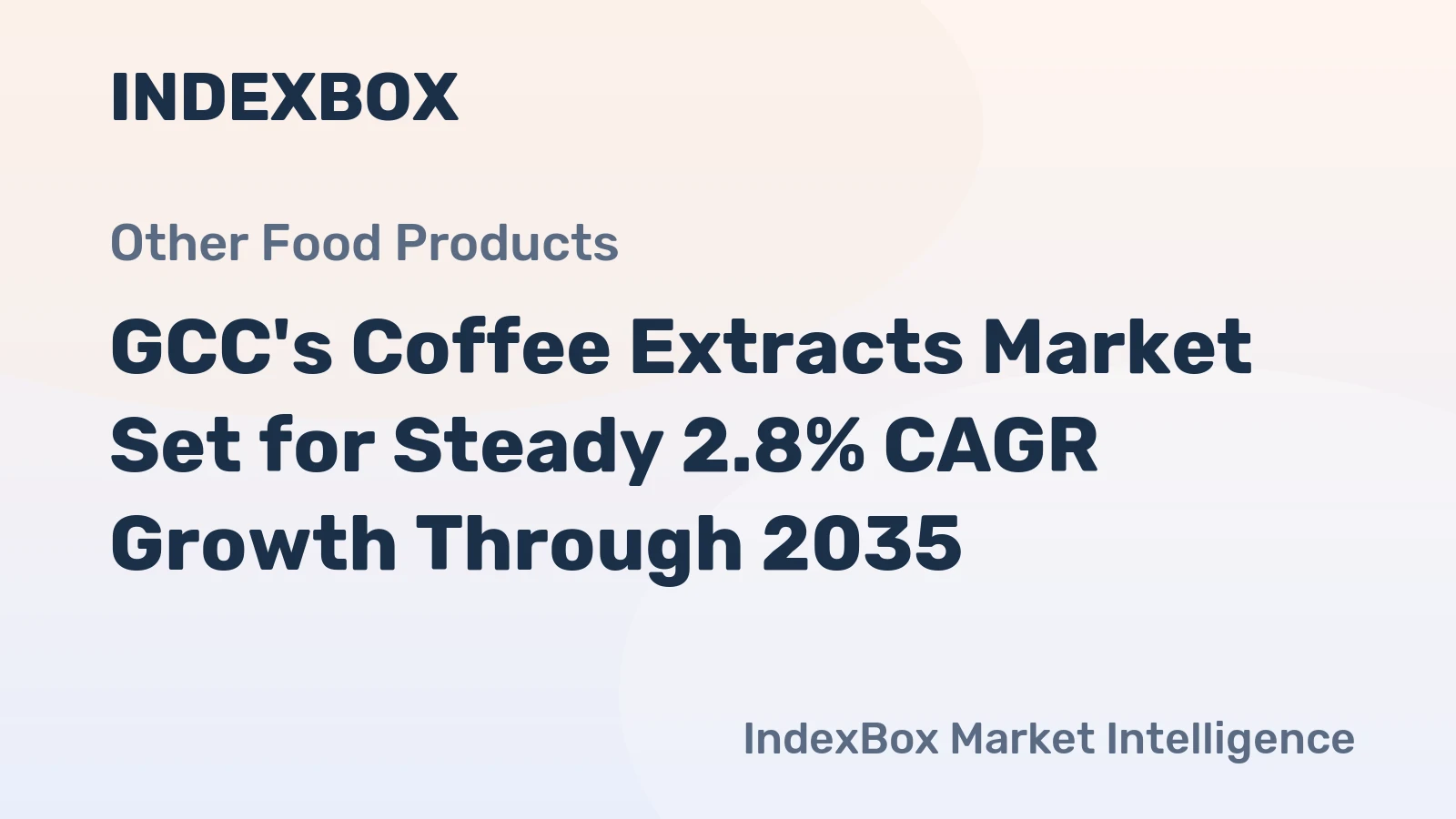 GCC's Coffee Extracts Market Set for Steady 2.8% CAGR Growth Through 2035
