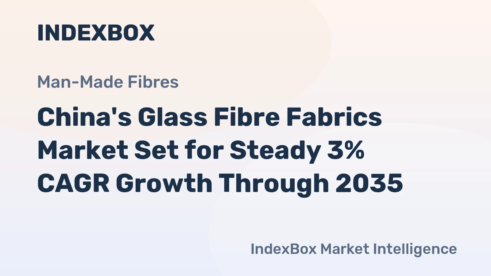 China's Glass Fibre Fabrics Market Set for Steady 3% CAGR Growth Through 2035