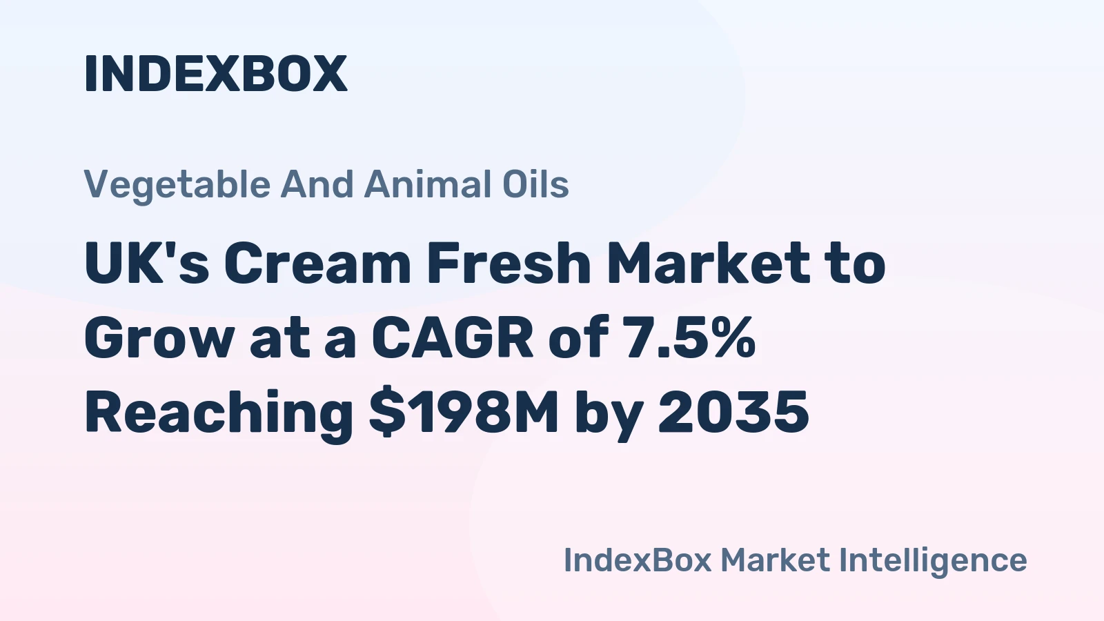 UK's Cream Fresh Market to Grow at a CAGR of 7.5% Reaching $198M by 2035