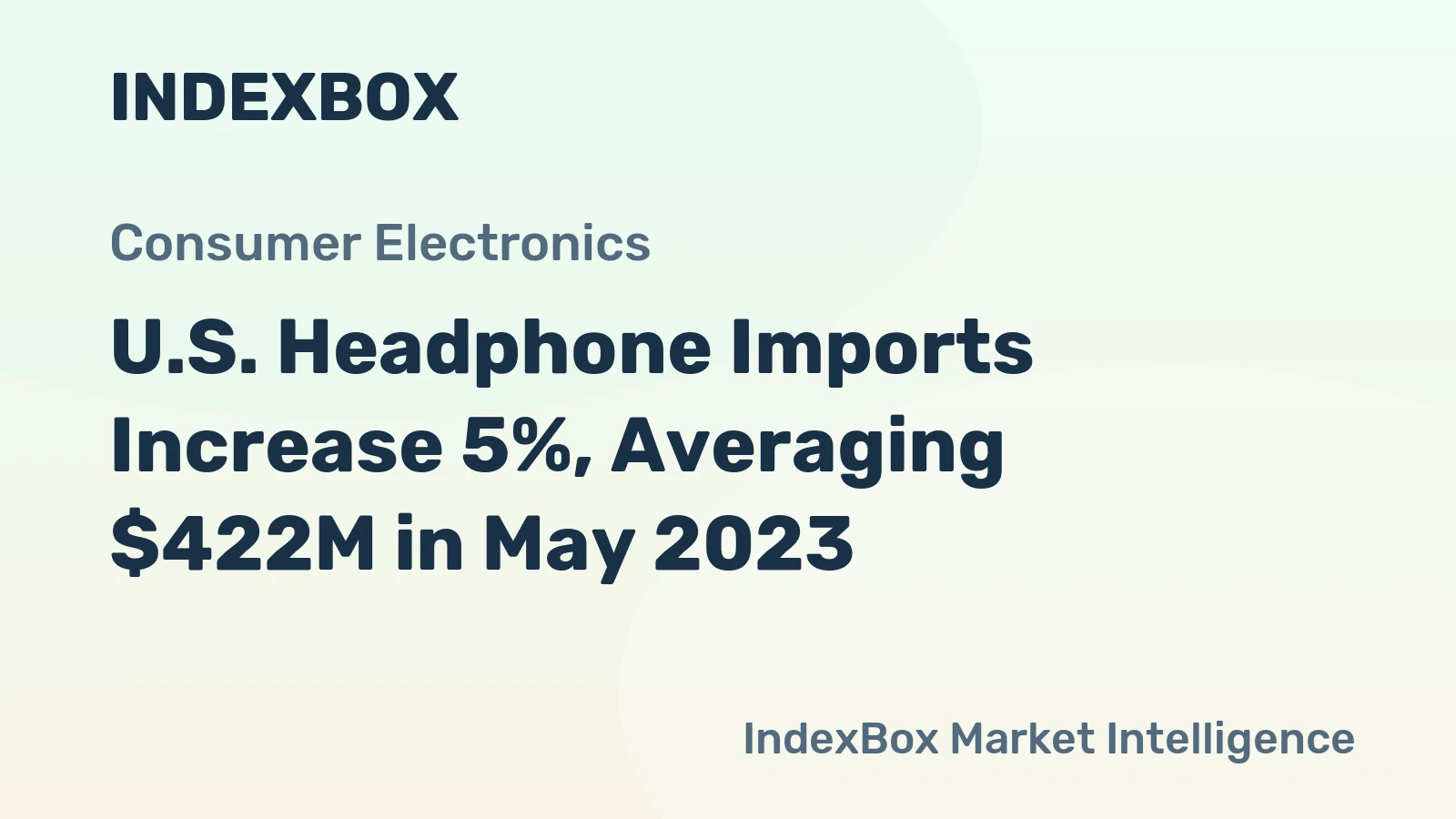 U.S. Headphone Imports Increase 5%, Averaging $422M in May 2023