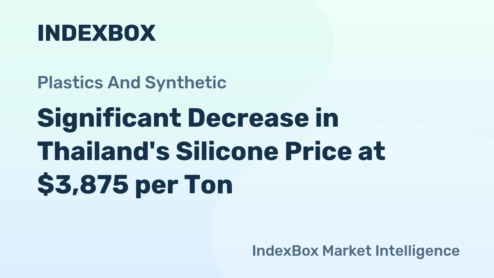 Significant Decrease in Thailand's Silicone Price at $3,875 per Ton