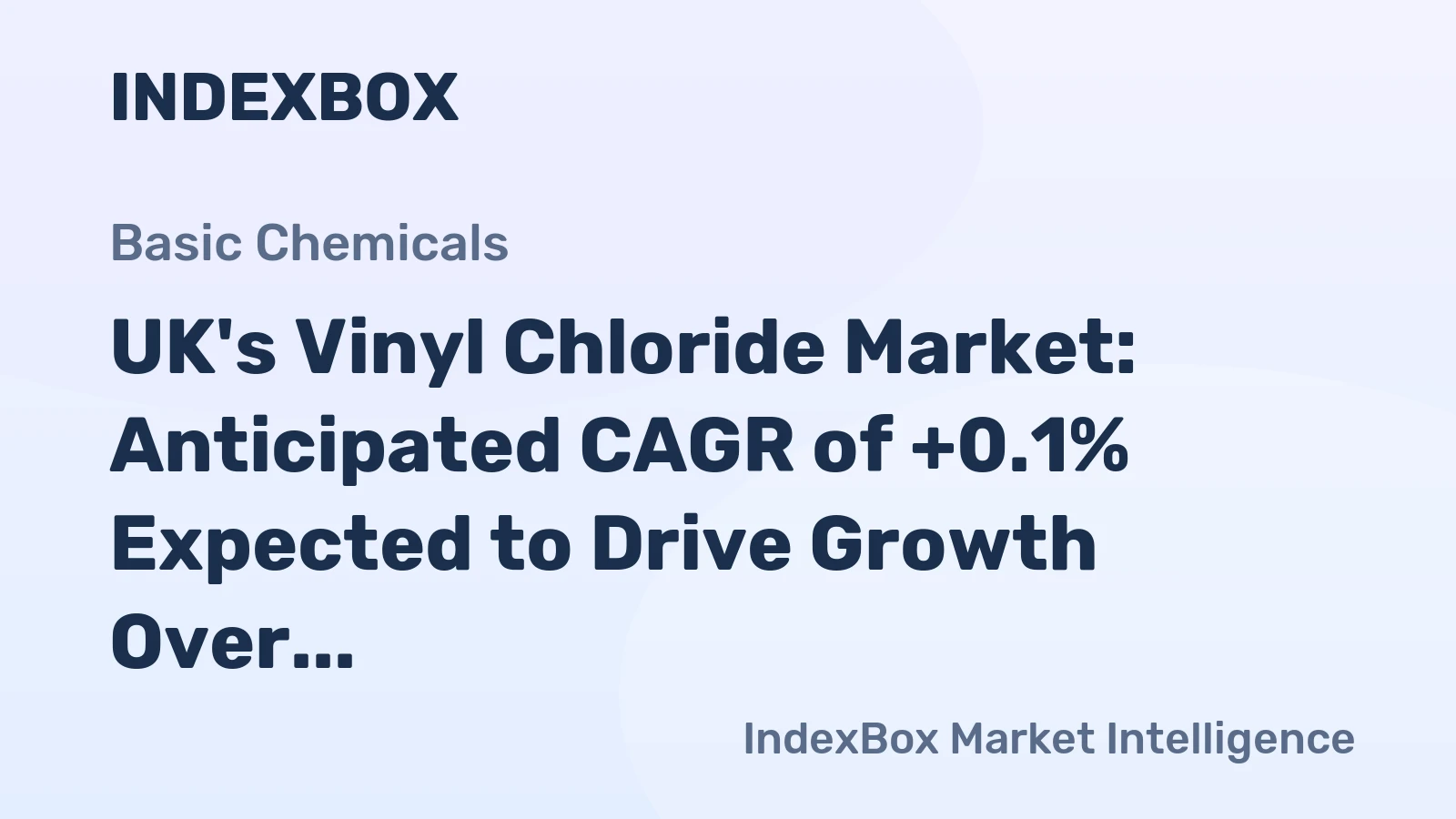 UK's Vinyl Chloride Market: Anticipated CAGR of +0.1% Expected to Drive Growth Over the Next Decade