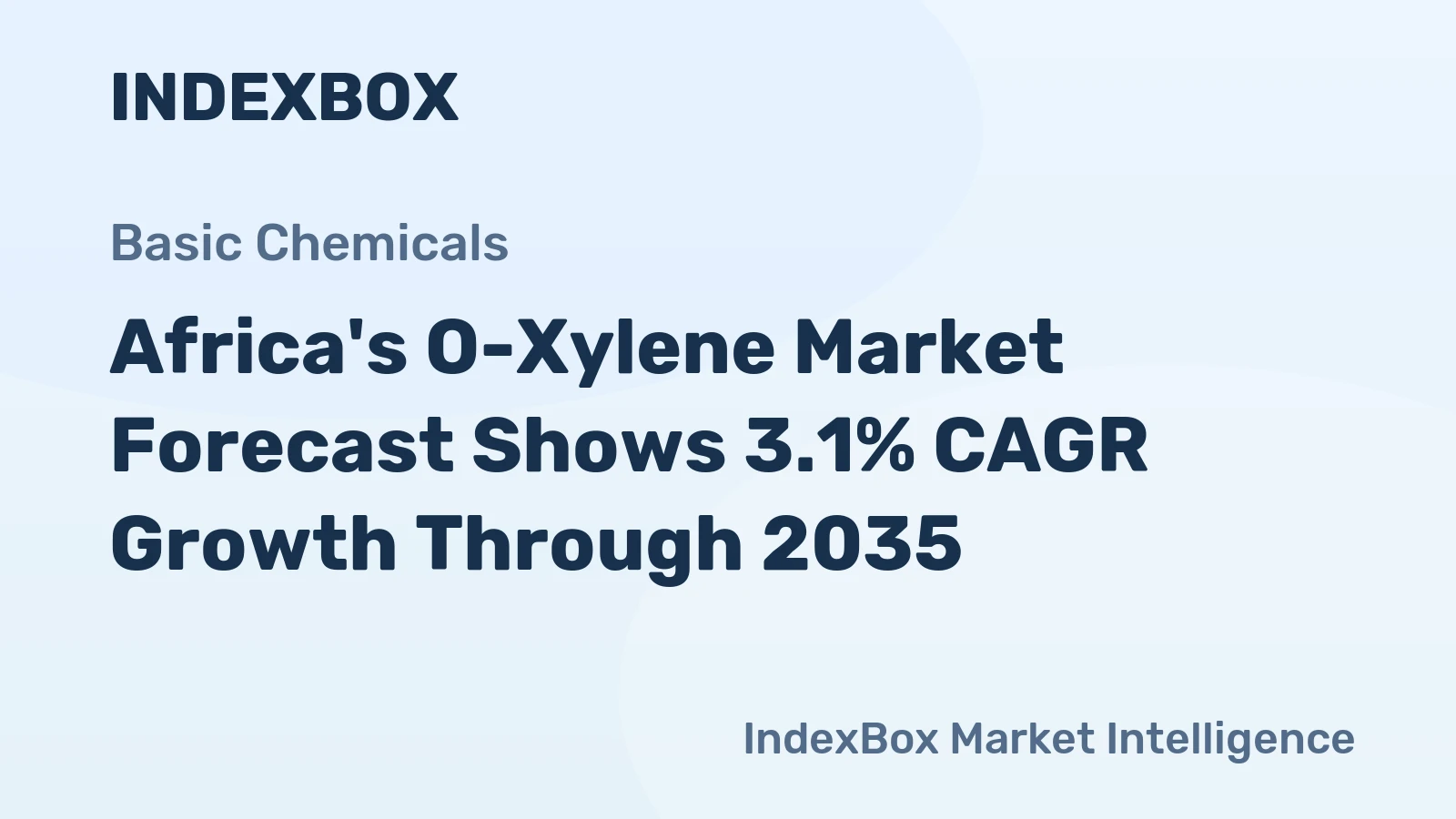 Africa's O-Xylene Market Forecast Shows 3.1% CAGR Growth Through 2035