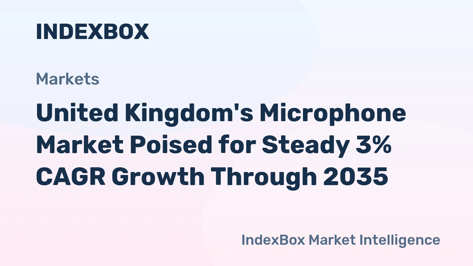 United Kingdom's Microphone Market Poised for Steady 3% CAGR Growth Through 2035