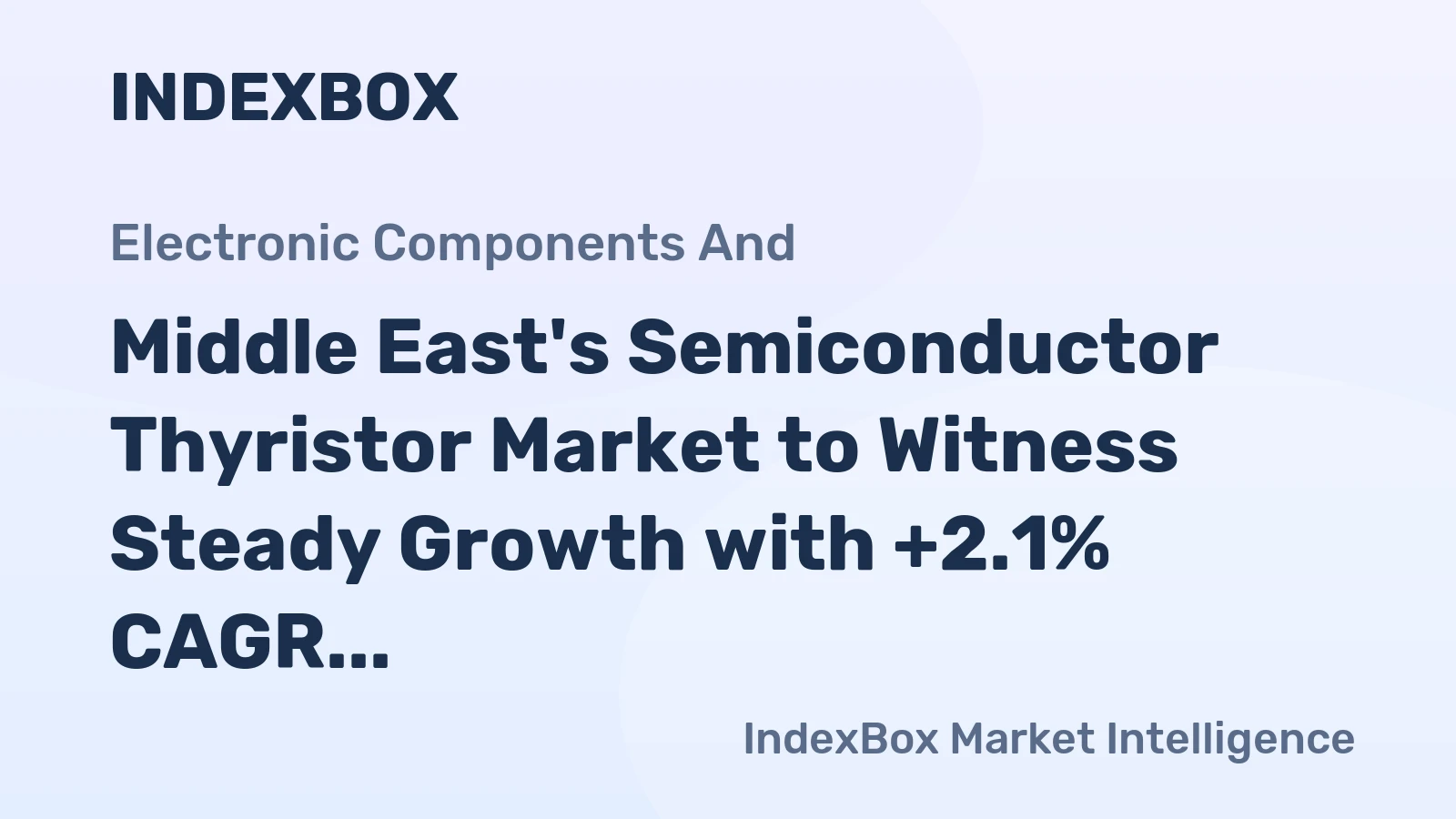 Middle East's Semiconductor Thyristor Market to Witness Steady Growth with +2.1% CAGR Over Next Decade