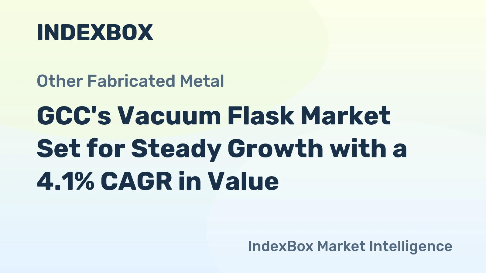 GCC's Vacuum Flask Market Set for Steady Growth with a 4.1% CAGR in Value