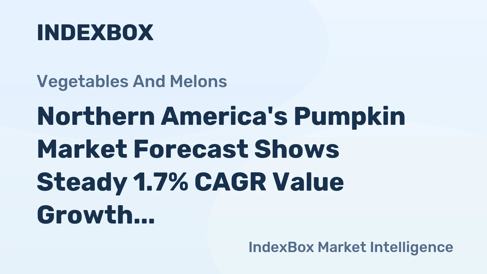 Northern America's Pumpkin Market Forecast Shows Steady 1.7% CAGR Value Growth Through 2035