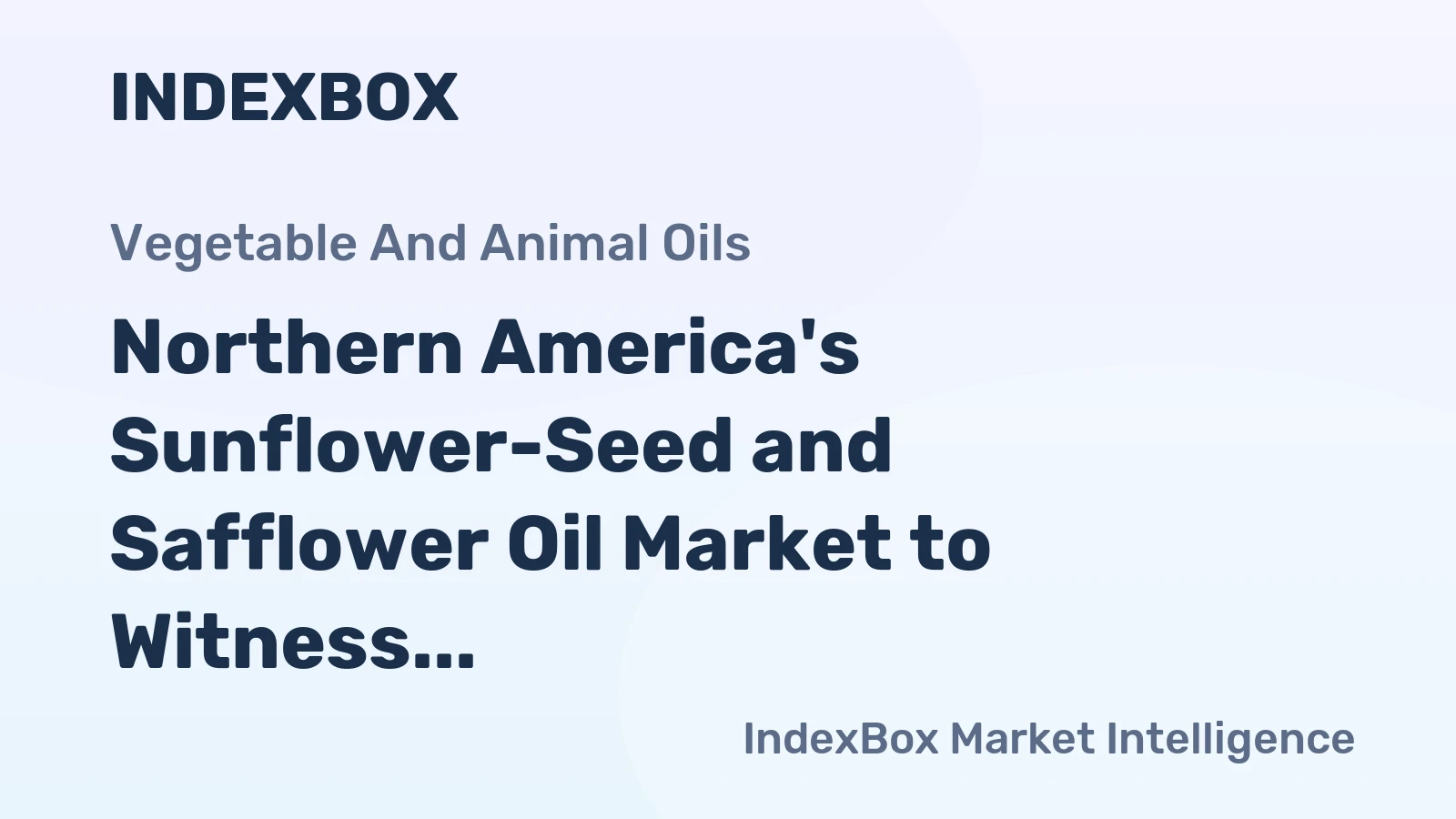 Northern America's Sunflower-Seed and Safflower Oil Market to Witness 3.0% CAGR Growth from 2024 to 2035