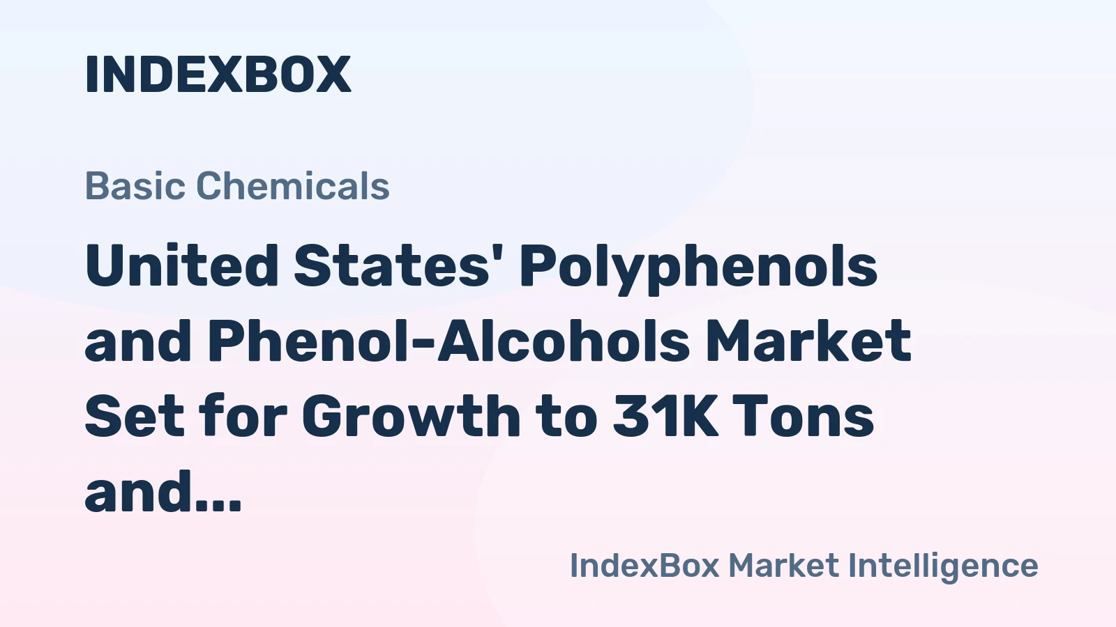 United States' Polyphenols and Phenol-Alcohols Market Set for Growth to 31K Tons and $258M