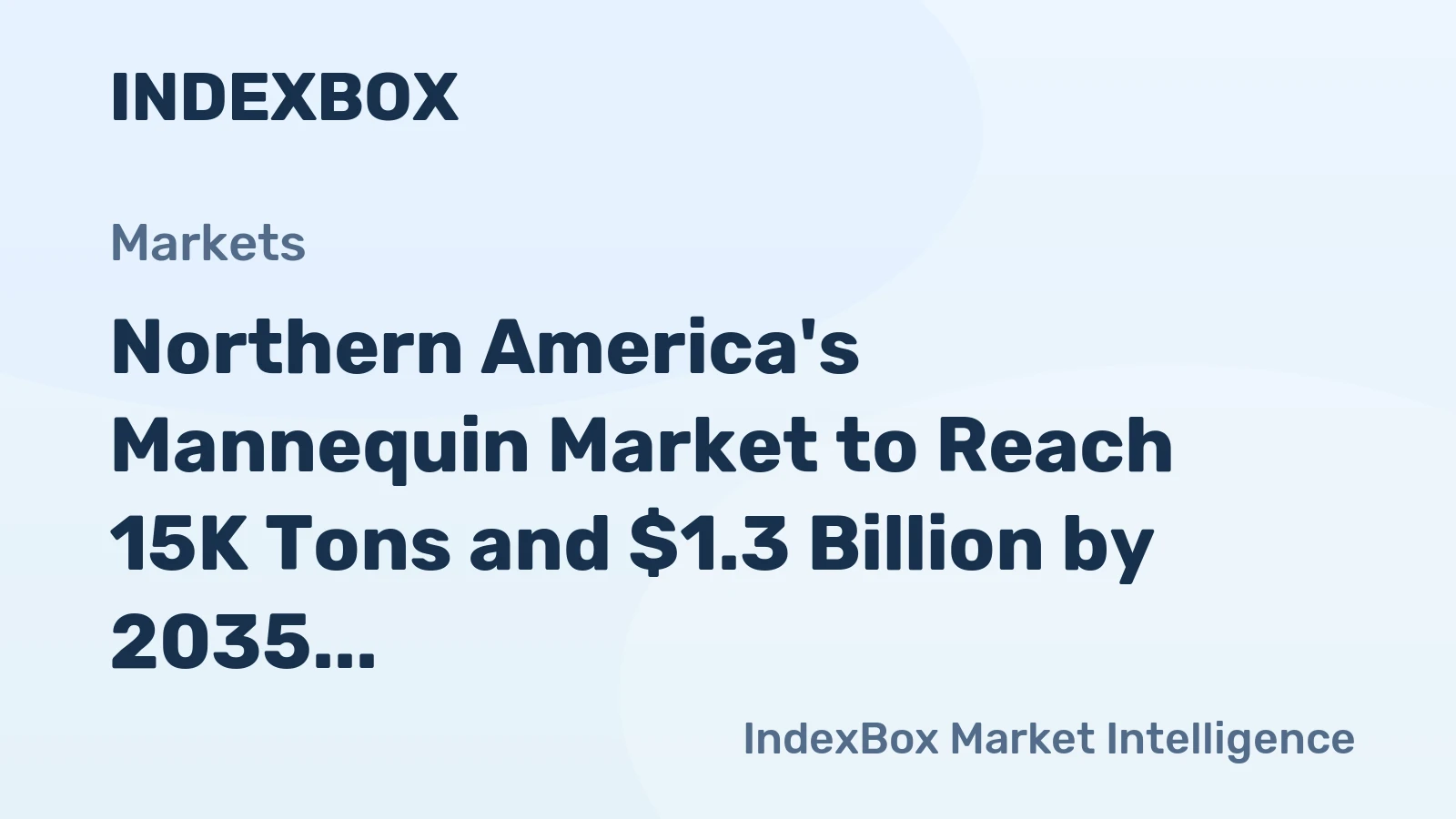 Northern America's Mannequin Market to Reach 15K Tons and $1.3 Billion by 2035