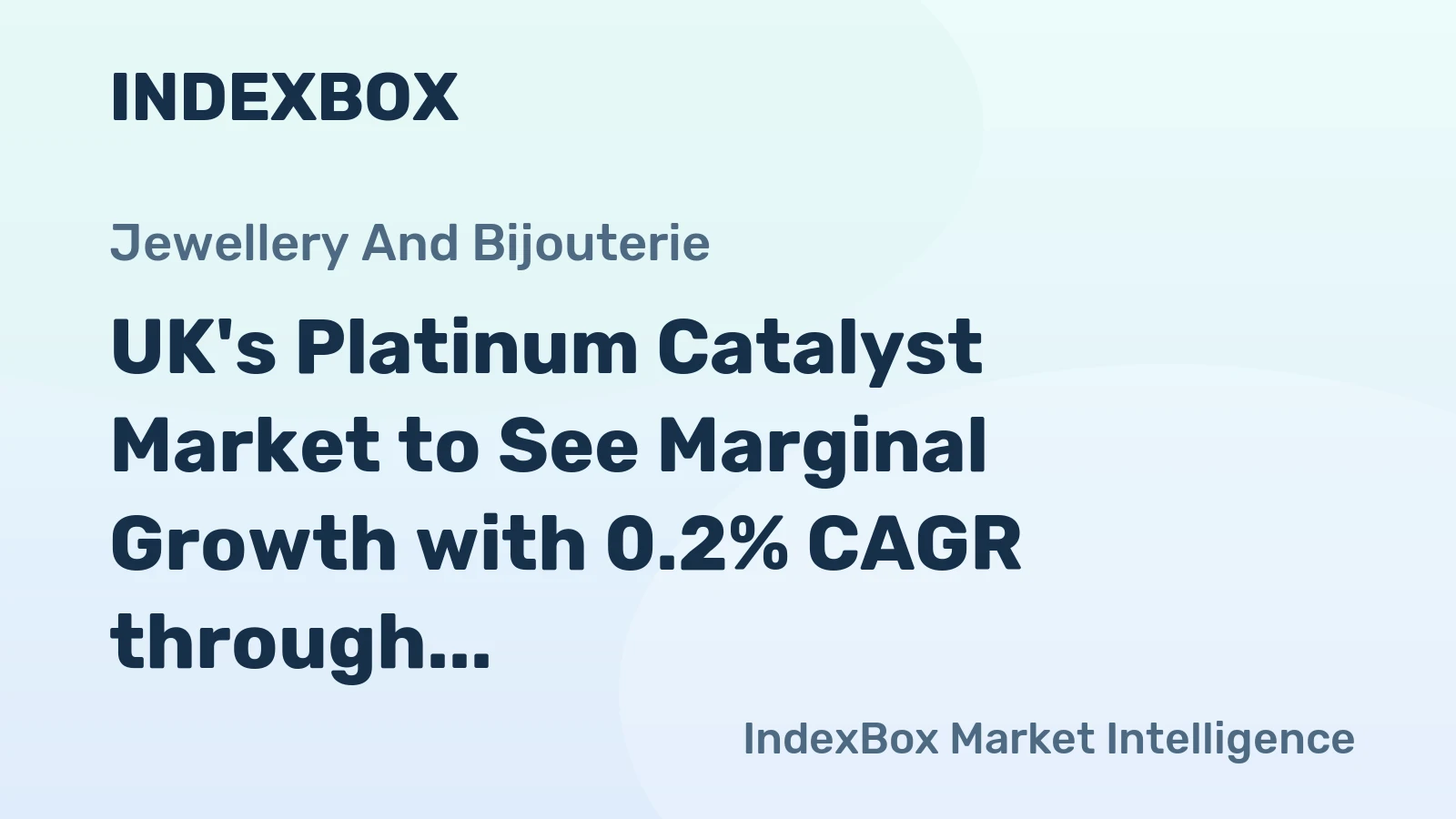 UK's Platinum Catalyst Market to See Marginal Growth with 0.2% CAGR through 2035