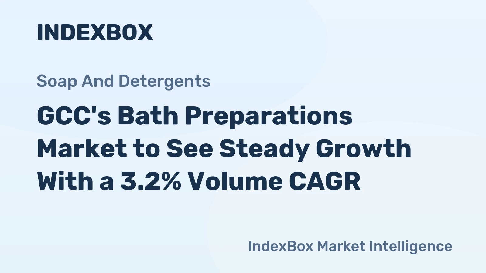GCC's Bath Preparations Market to See Steady Growth With a 3.2% Volume CAGR