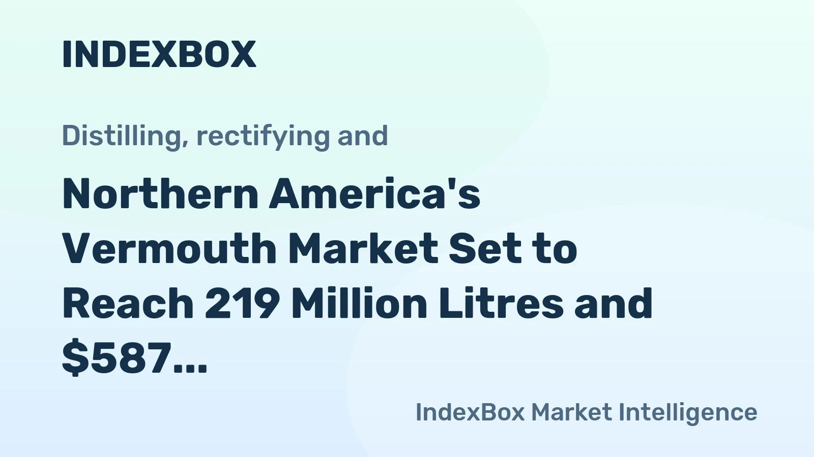 Northern America's Vermouth Market Set to Reach 219 Million Litres and $587 Million in Value