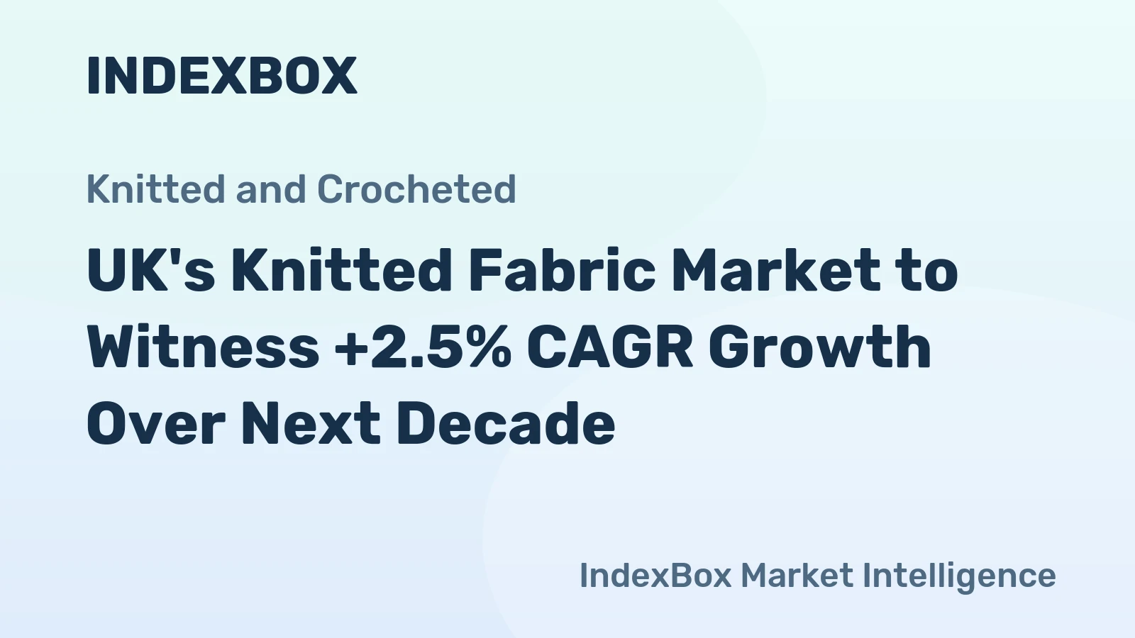 UK's Knitted Fabric Market to Witness +2.5% CAGR Growth Over Next Decade